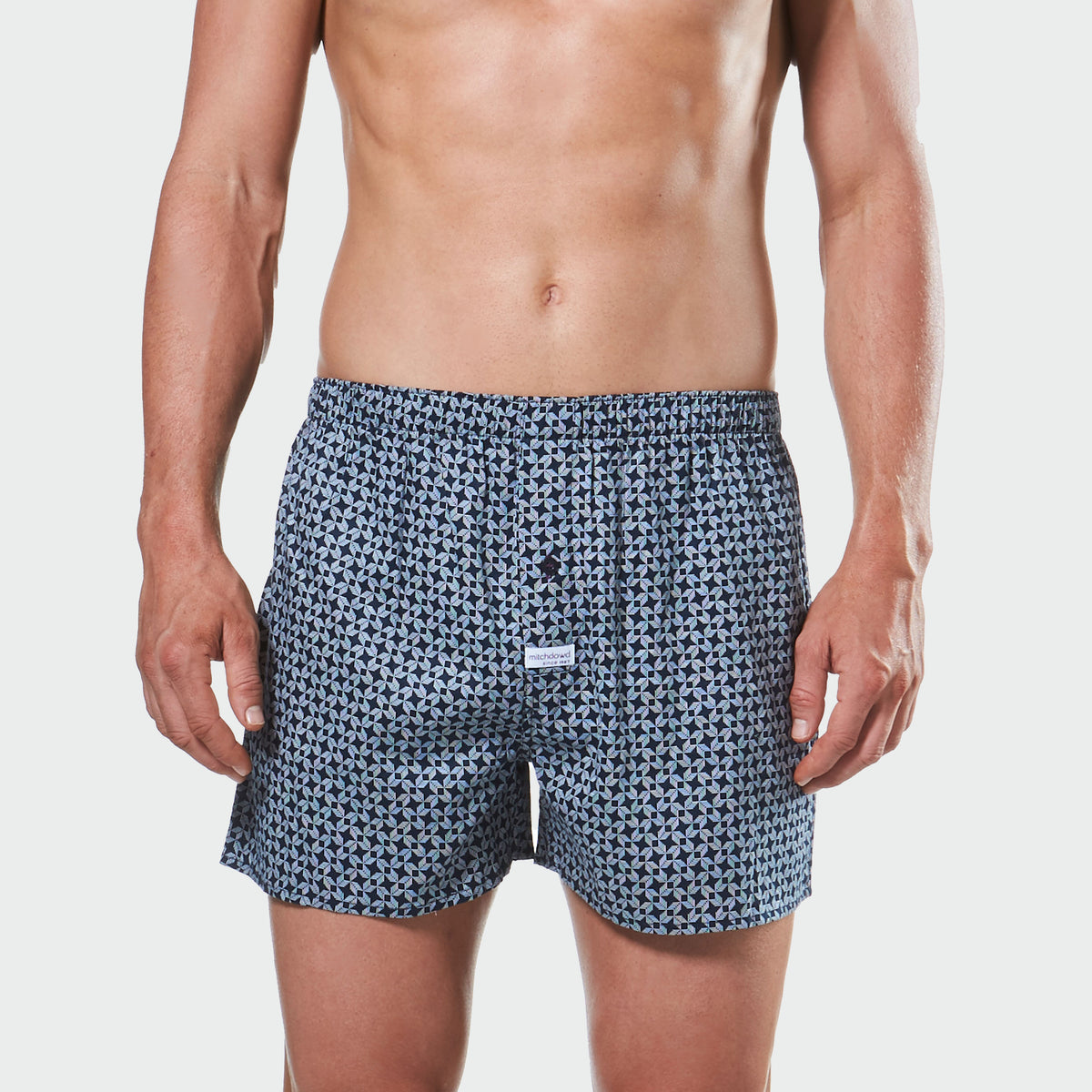 Men's Boxer Shorts - Samurai Geo Soft Wash Woven Boxer