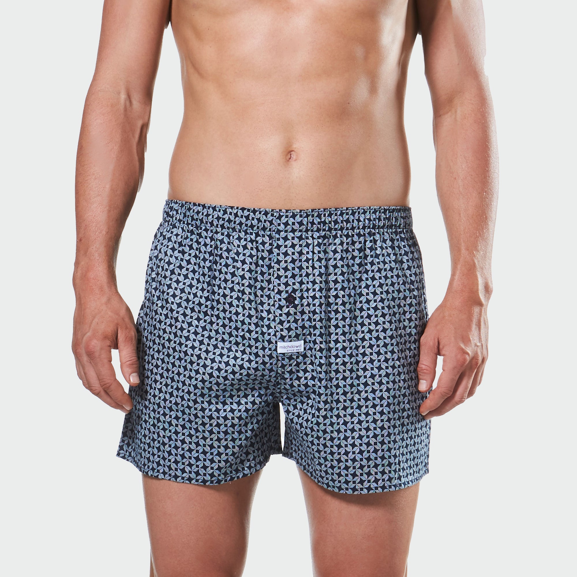 Men's Boxer Shorts - Samurai Geo Soft Wash Woven Boxer