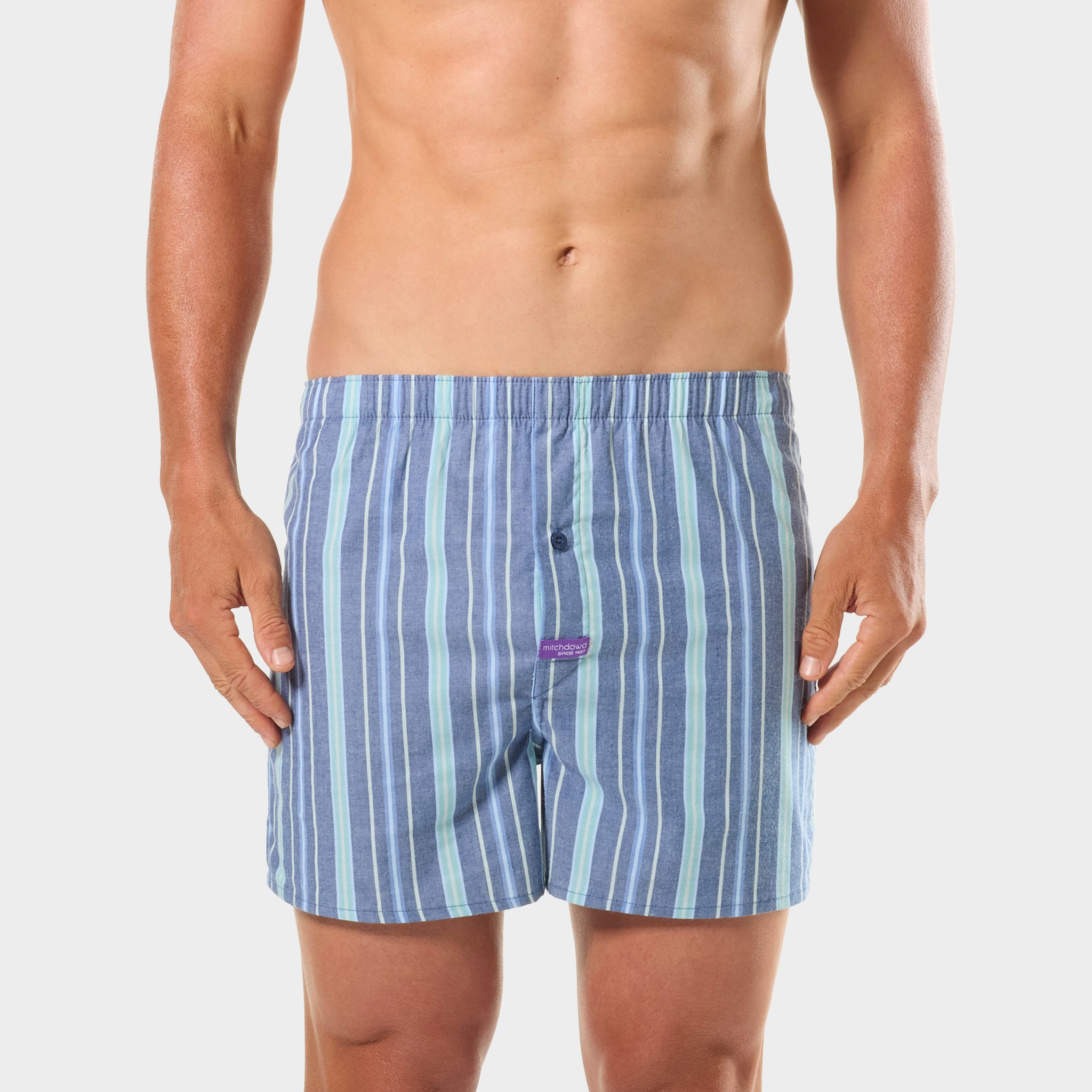 Mens Regal Stripe Stretch Boxer Shorts